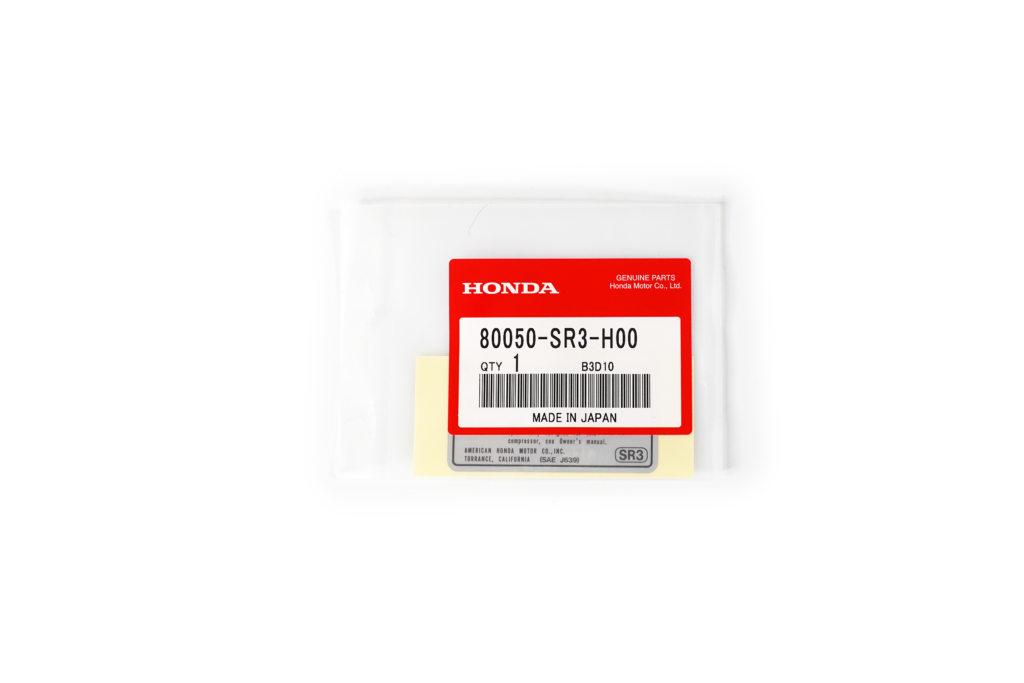 Air Conditioning Label 92-95 Civic – Racing History Company